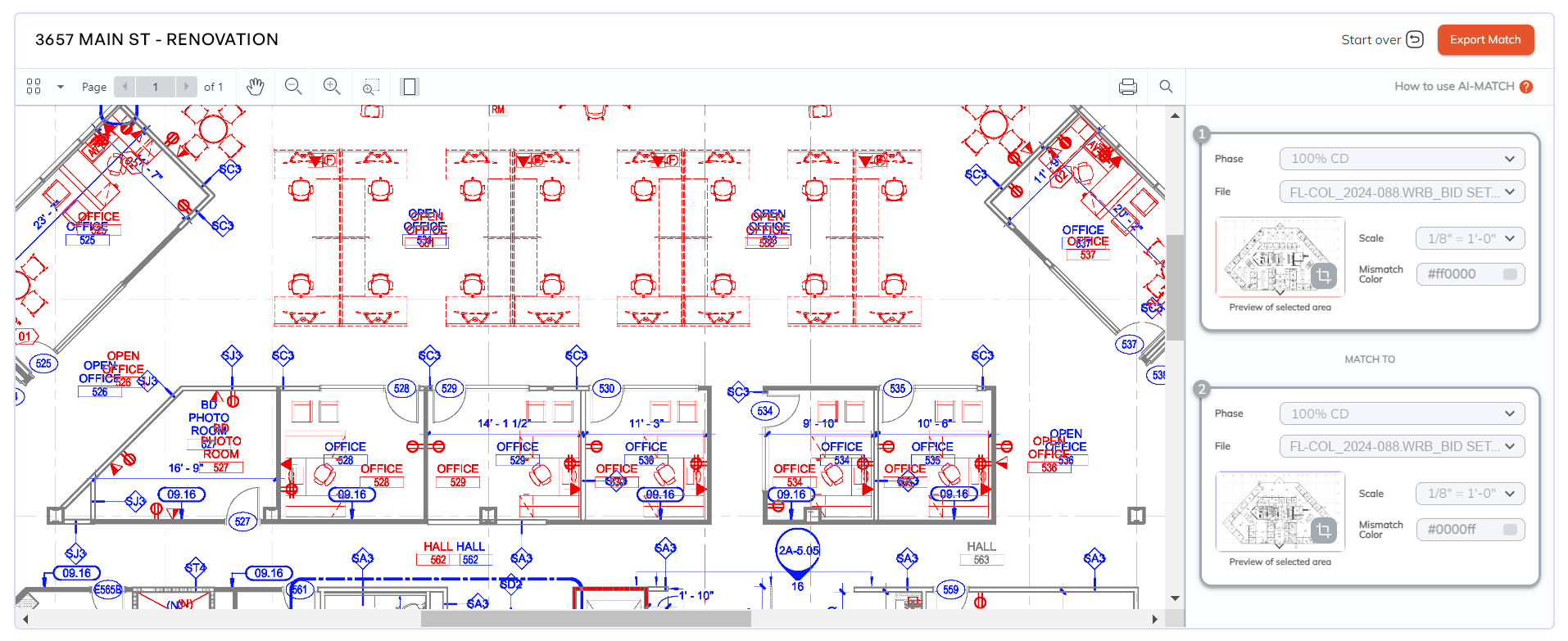 New AI-MATCH Drawing Comparison Tool | Firmus