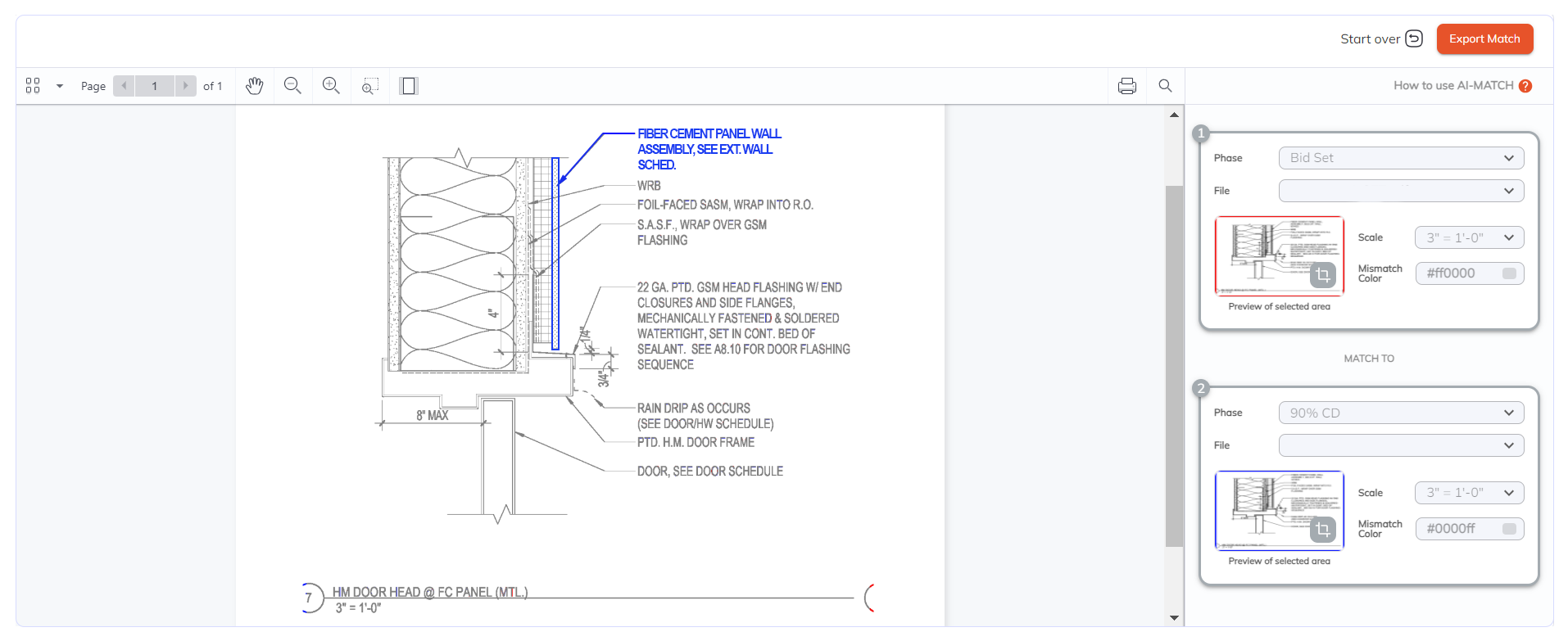 New AI-MATCH Drawing Comparison Tool | Firmus
